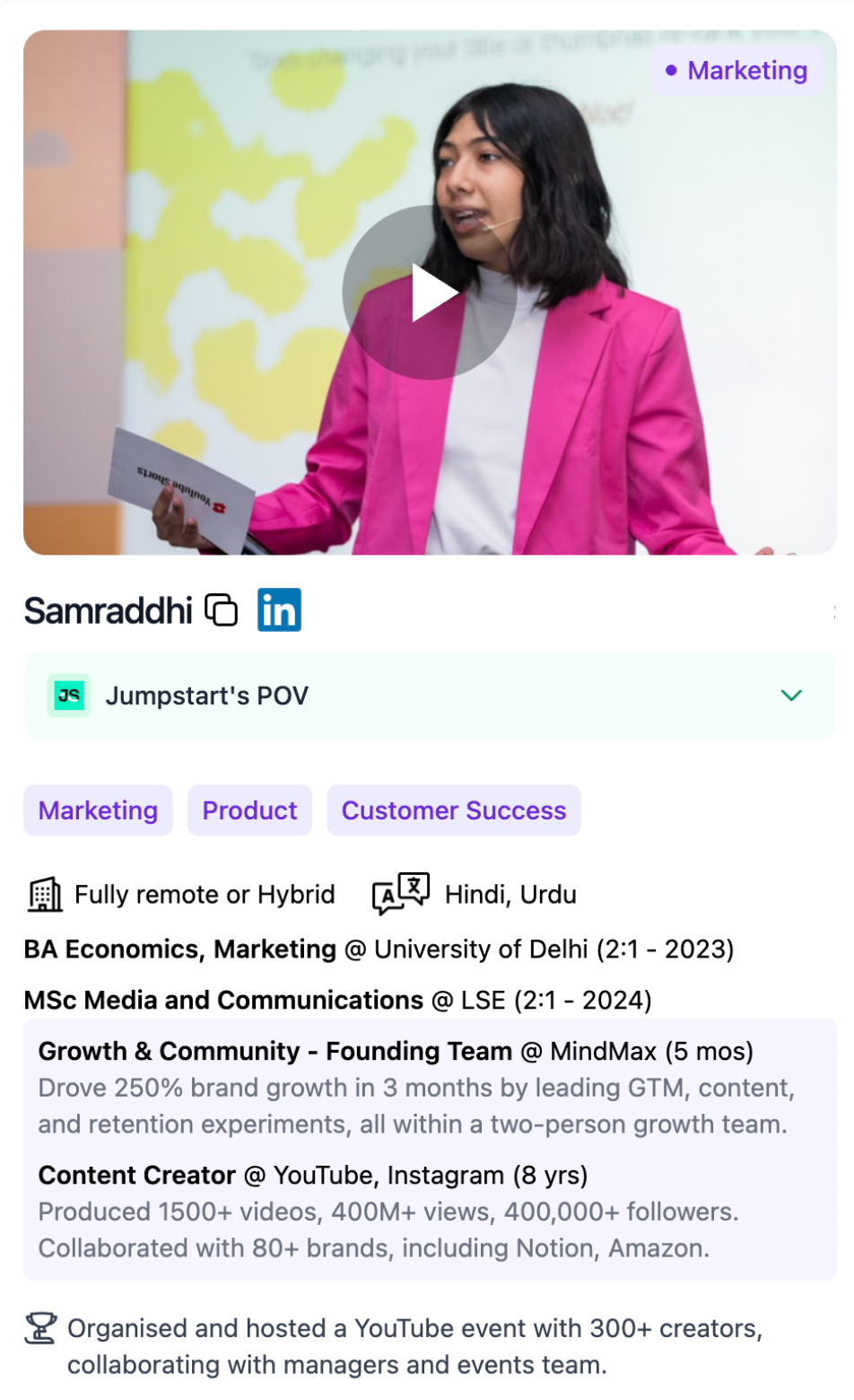 Jumpstart - The Startup Recruitment Platform - Jumpstart